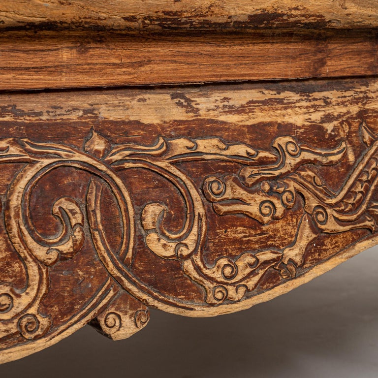 1900s Chinese Wooden Coffee Table For Sale at 1stDibs