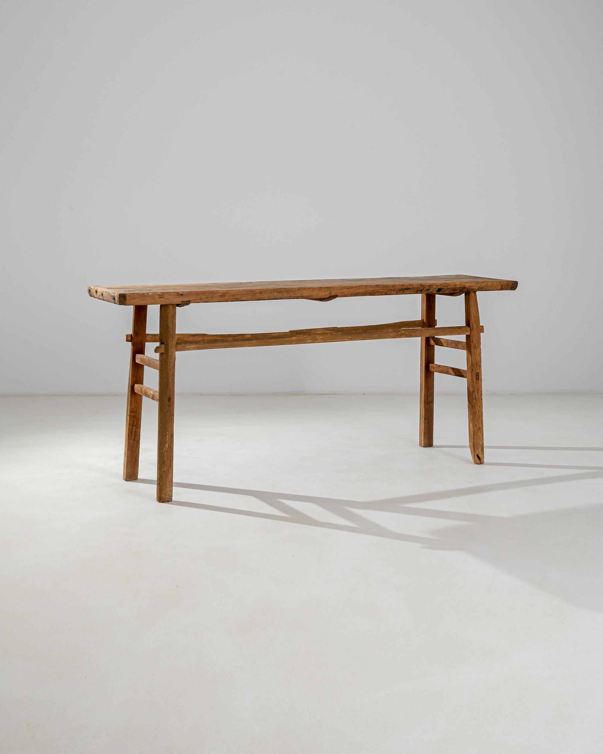 1900s Chinese Wooden Console Table at 1stDibs