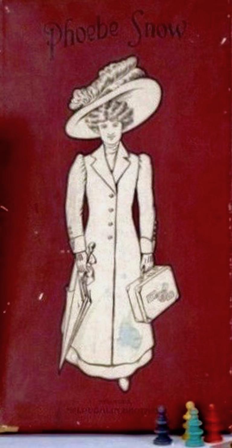 1900s Chromolithograph A Train Trip with Phoebe Snow Childrens Game ...