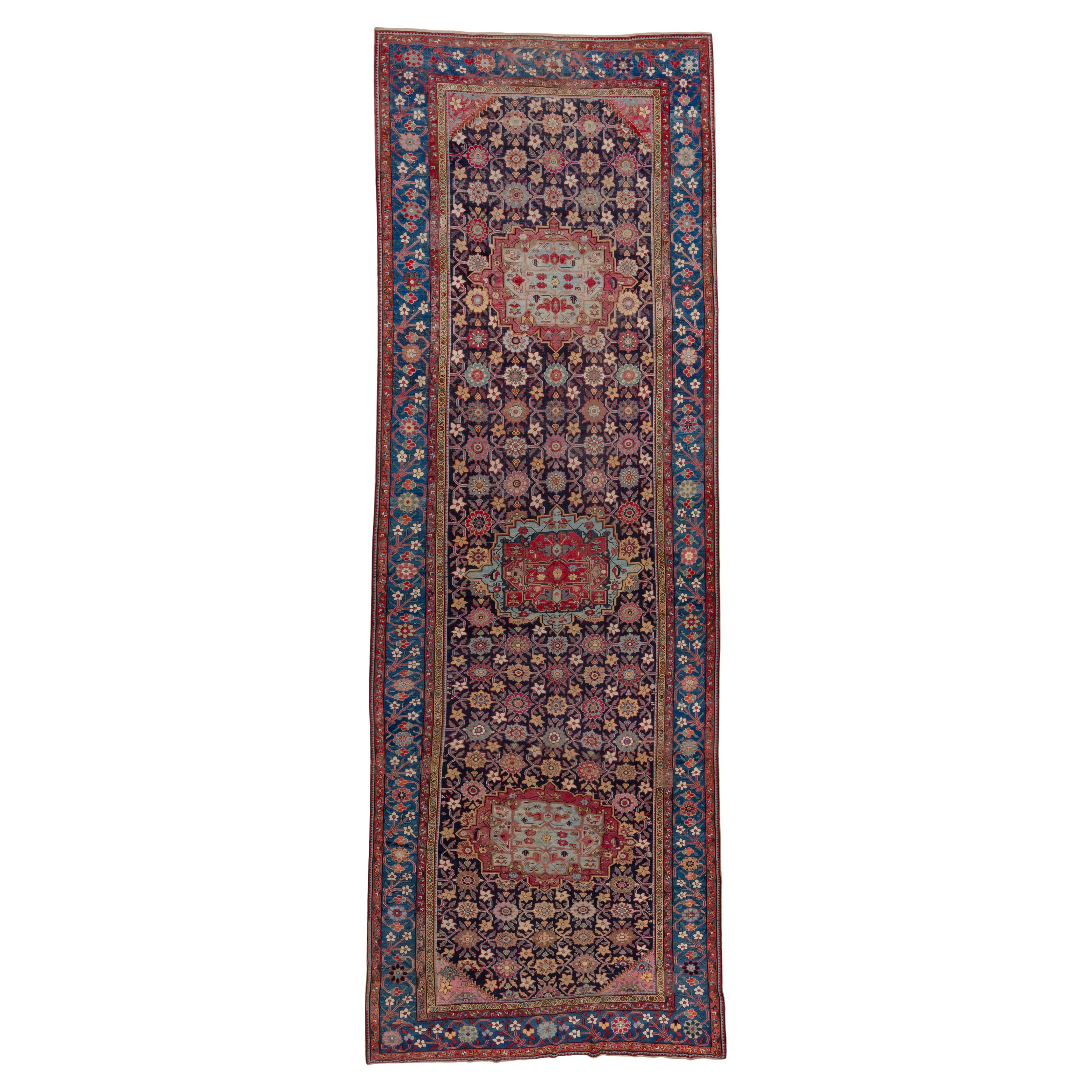 Vintage Persian Mahal Rug with Mina Khani Pattern and Spanish Revival ...