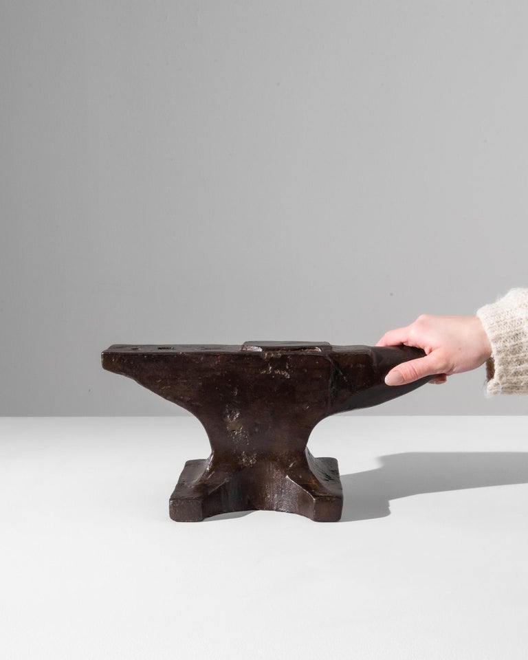 1900s French Iron Anvil For Sale at 1stDibs