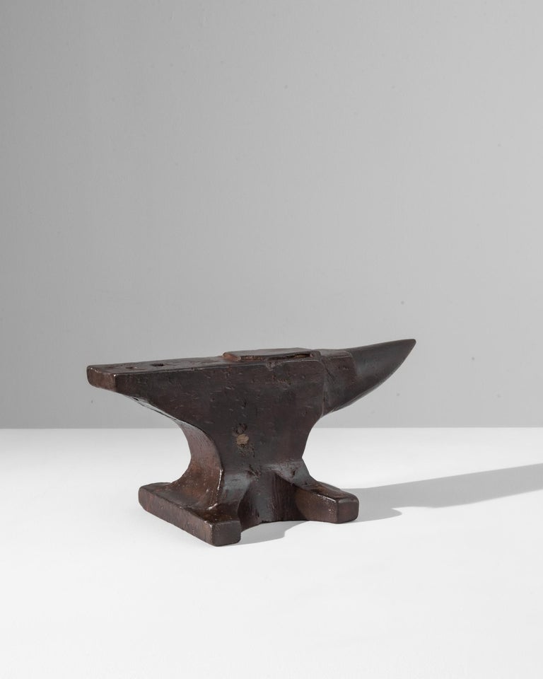 1900s French Iron Anvil For Sale at 1stDibs