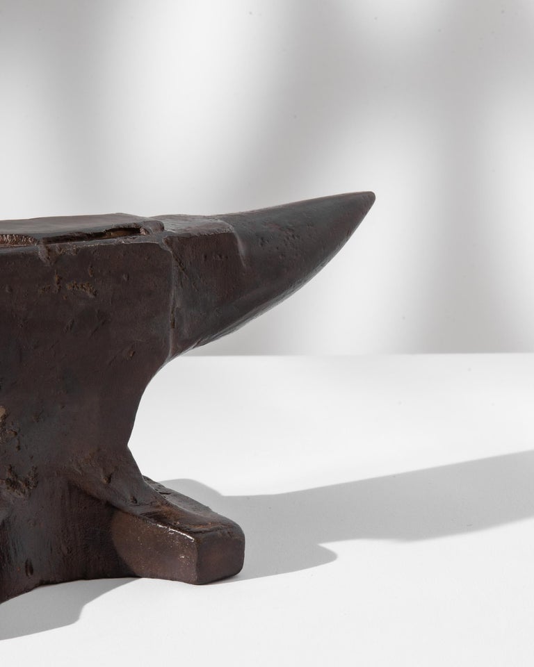 1900s French Iron Anvil For Sale at 1stDibs