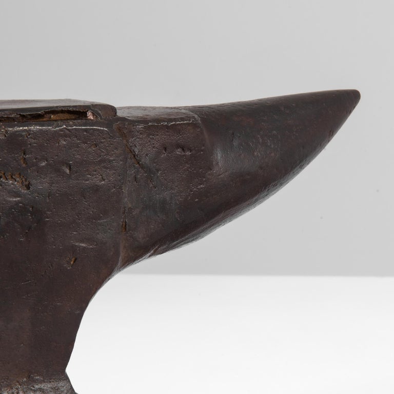 1900s French Iron Anvil For Sale at 1stDibs