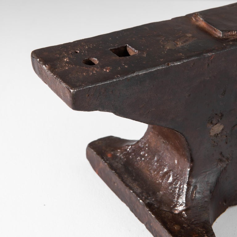1900s French Iron Anvil For Sale at 1stDibs