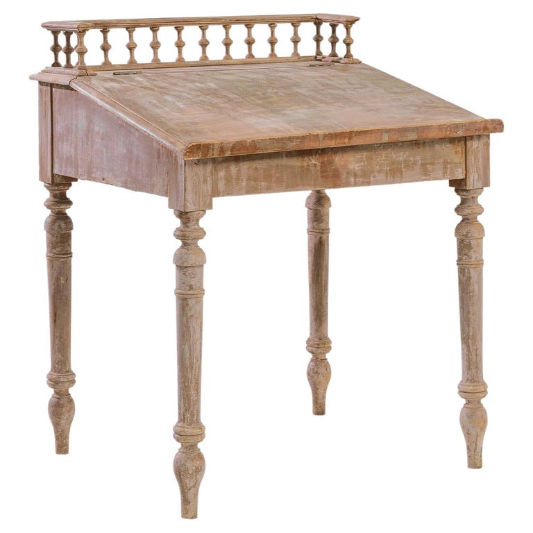 1900s French Lift-Top Writing Desk at 1stDibs