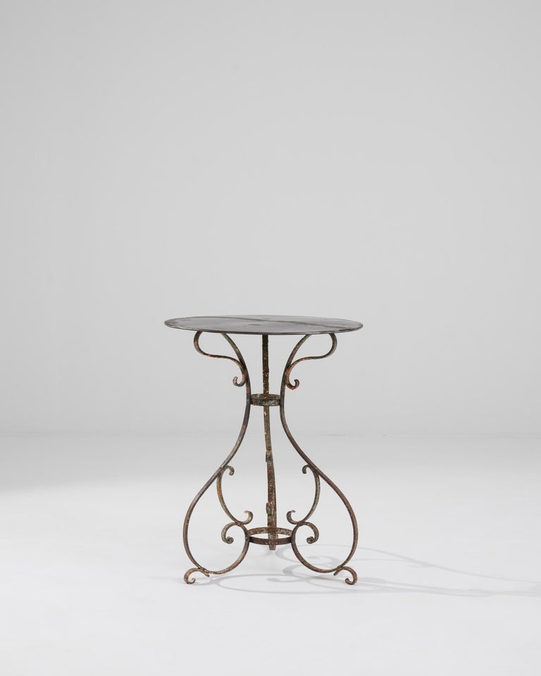 1900s French Metal Table For Sale at 1stDibs
