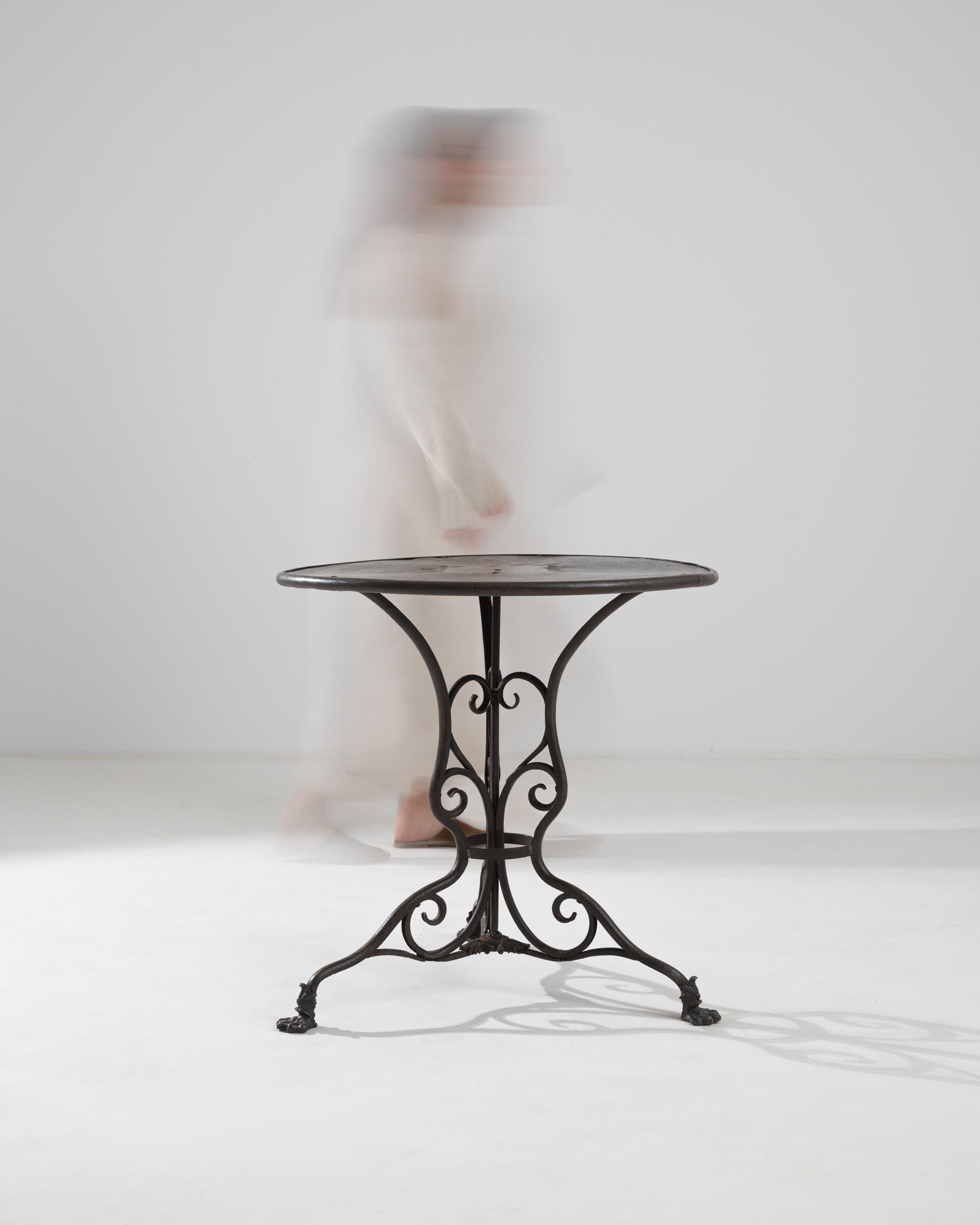 1900s French Metal Table For Sale at 1stDibs