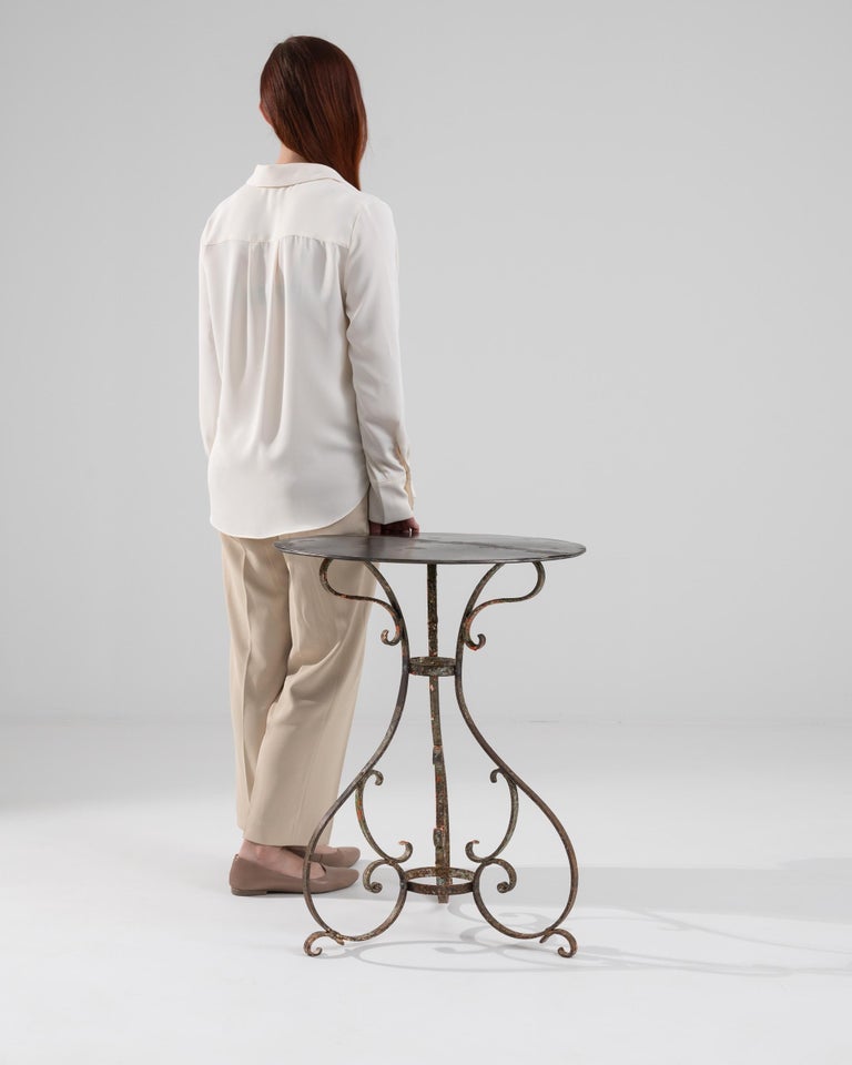 1900s French Metal Table For Sale at 1stDibs