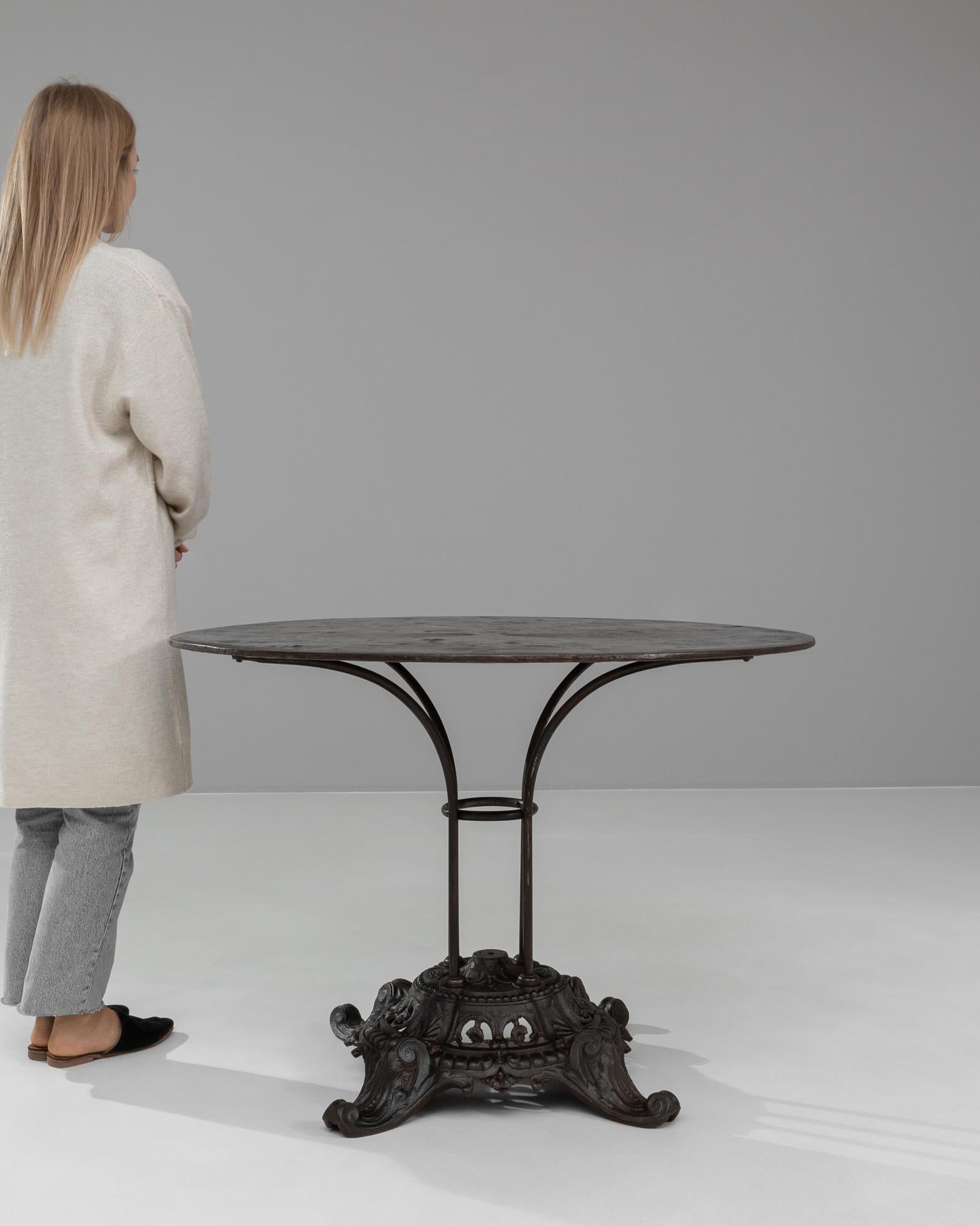 1900s French Metal Table For Sale at 1stDibs