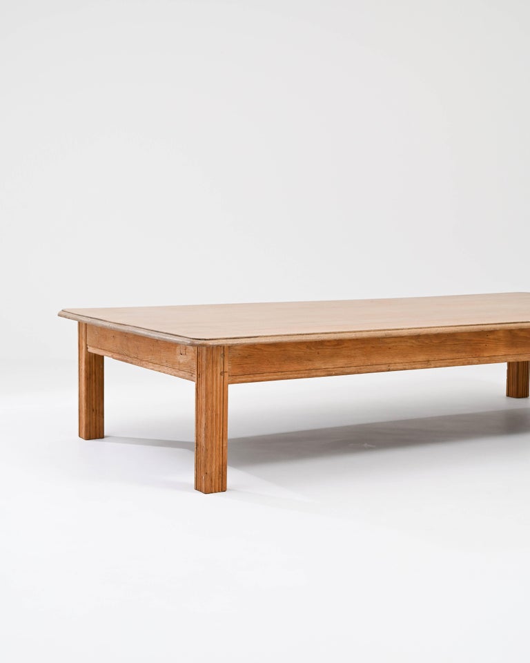 1900s French Oak Coffee Table For Sale at 1stDibs
