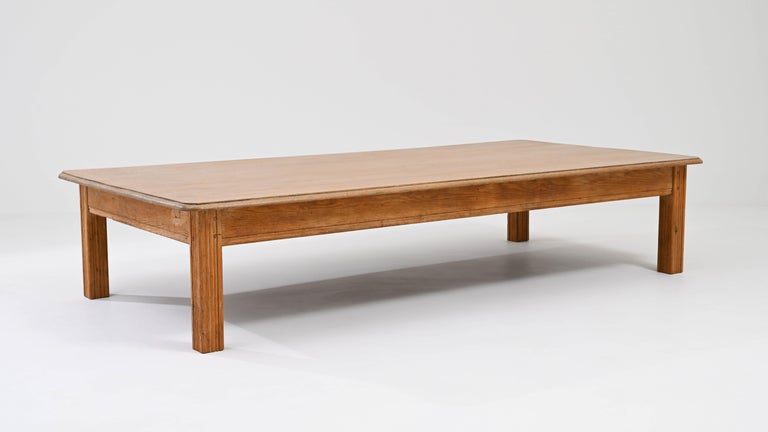 1900s French Oak Coffee Table For Sale at 1stDibs