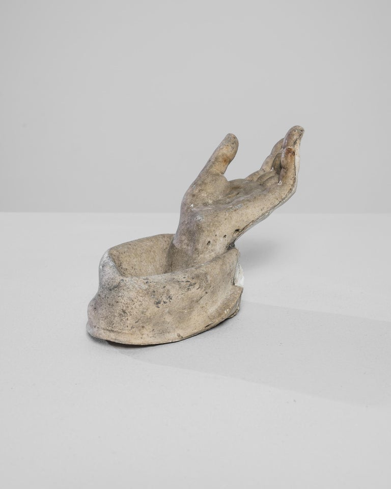 1900s French Plaster Hand Sculpture at 1stDibs