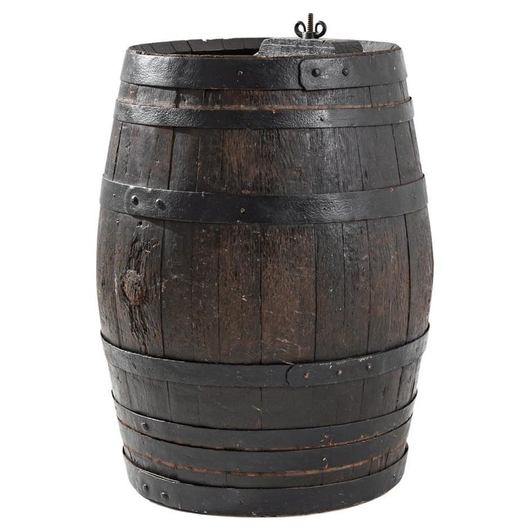 1900s, French, Wooden Barrel For Sale at 1stDibs