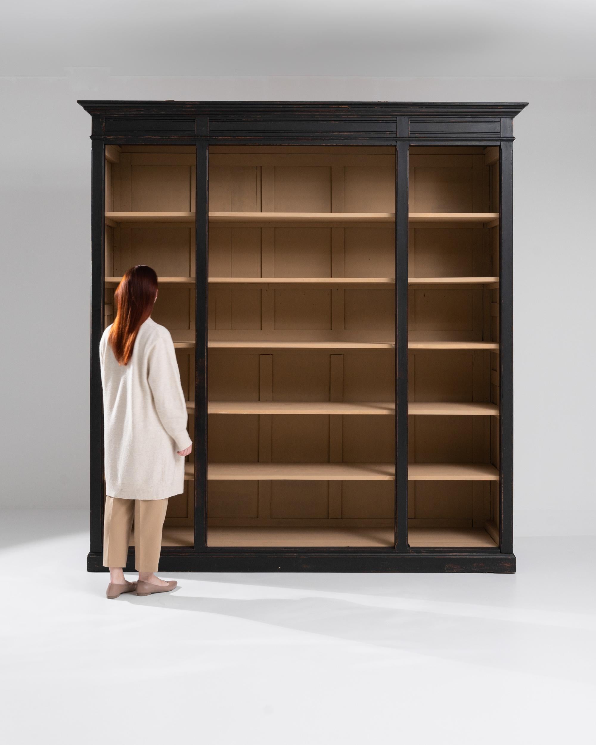 1900s French Wooden Bookcase at 1stDibs