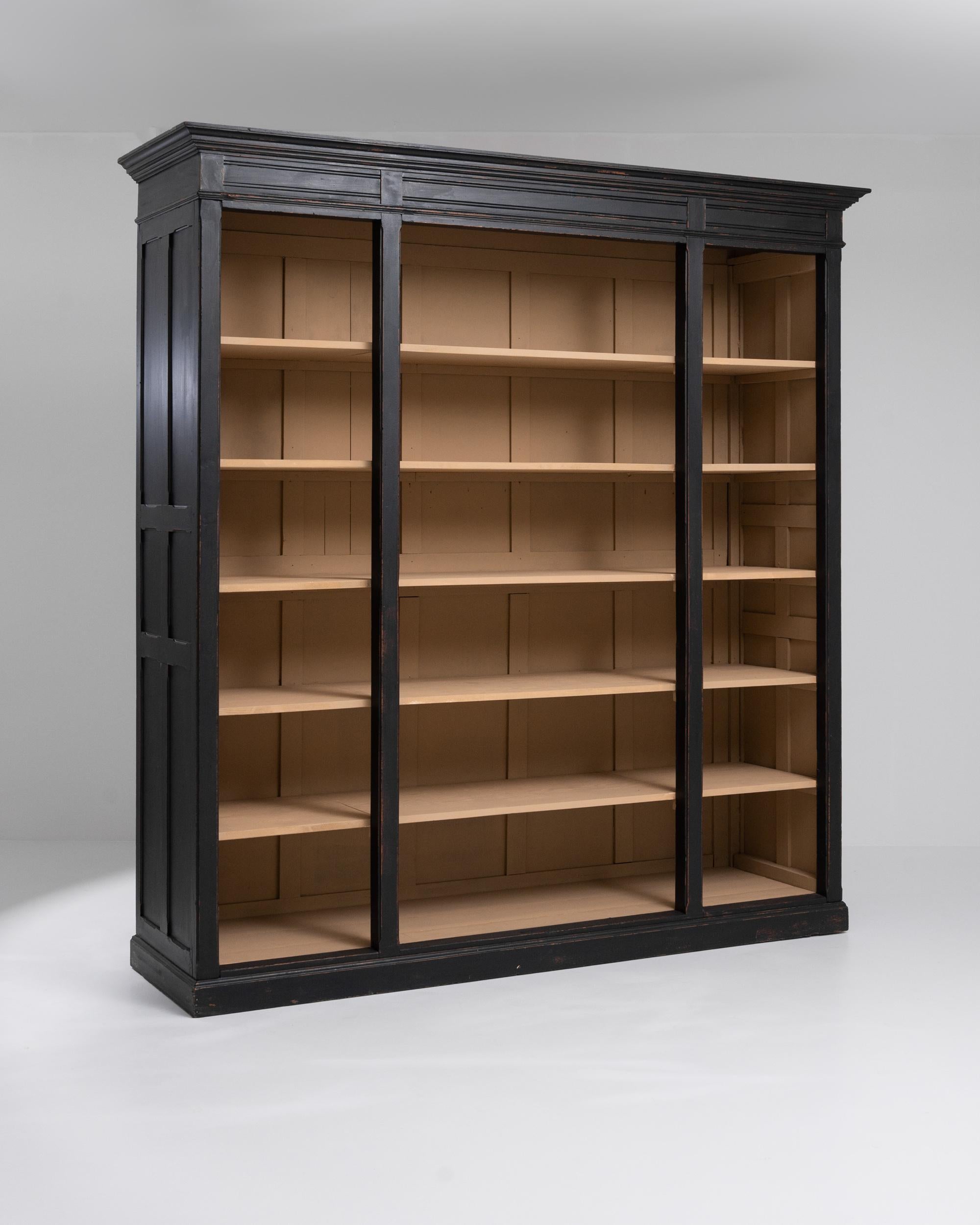 1900s French Wooden Bookcase at 1stDibs