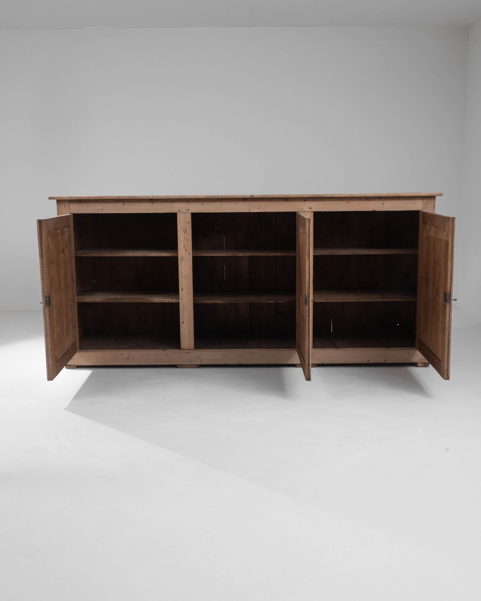 1900s French Wooden Buffet For Sale at 1stDibs