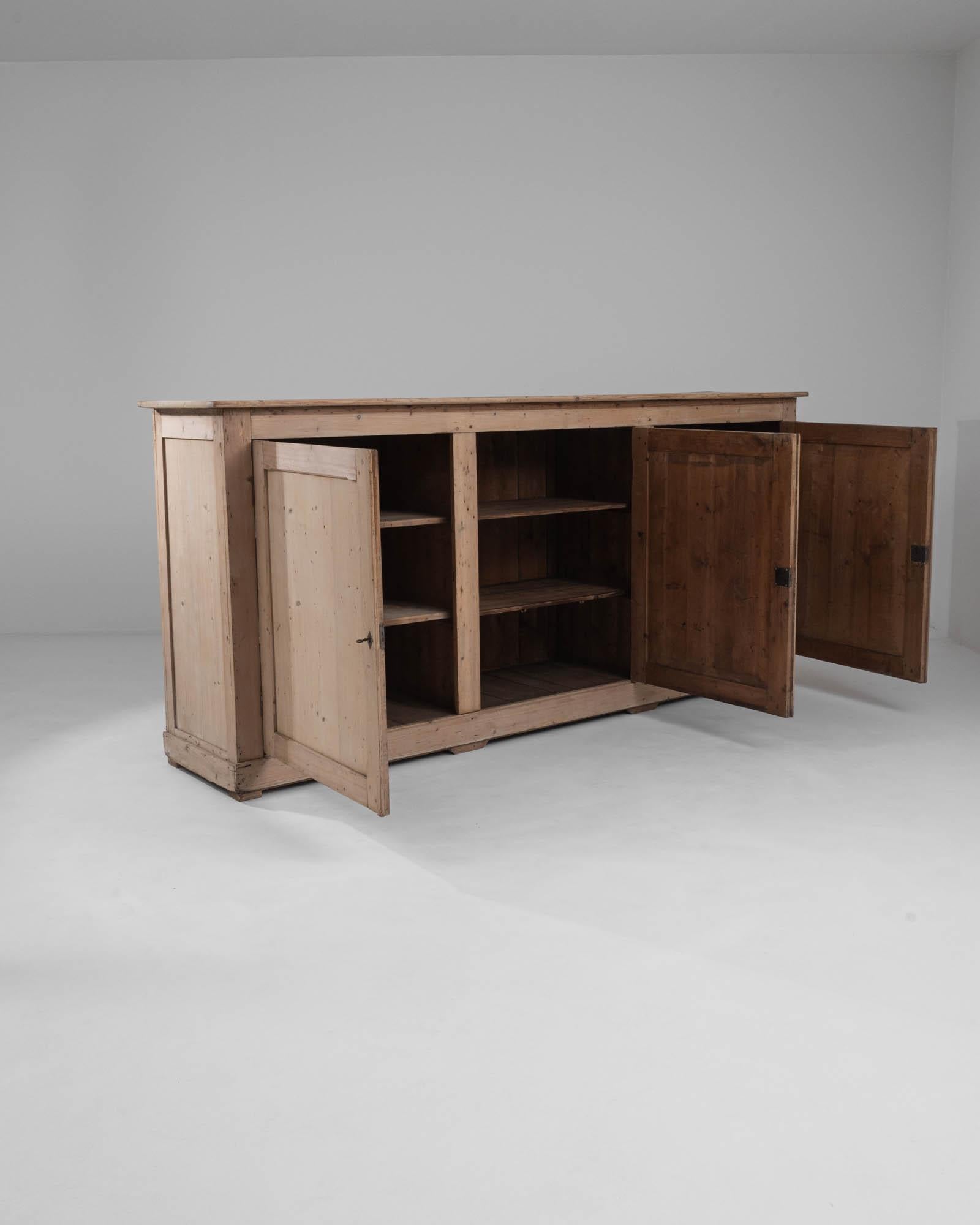 1900s French Wooden Buffet For Sale at 1stDibs