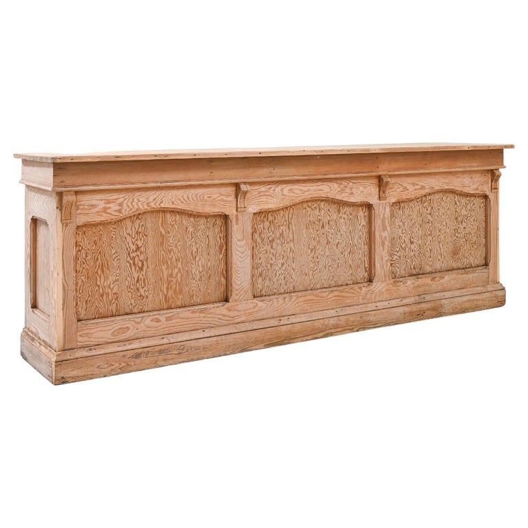1900s French Wooden Counter For Sale at 1stDibs