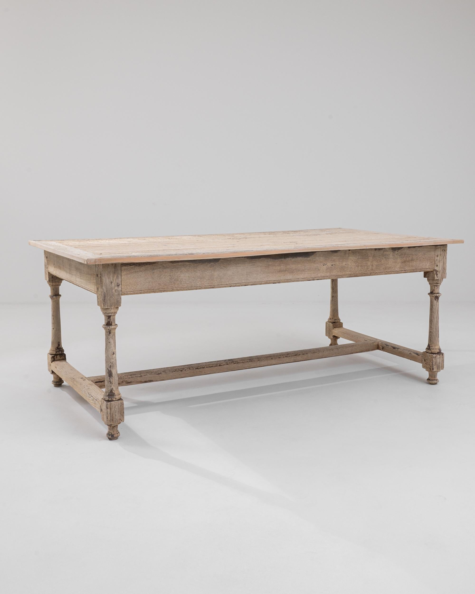 1900s French Wooden Dining Table at 1stDibs