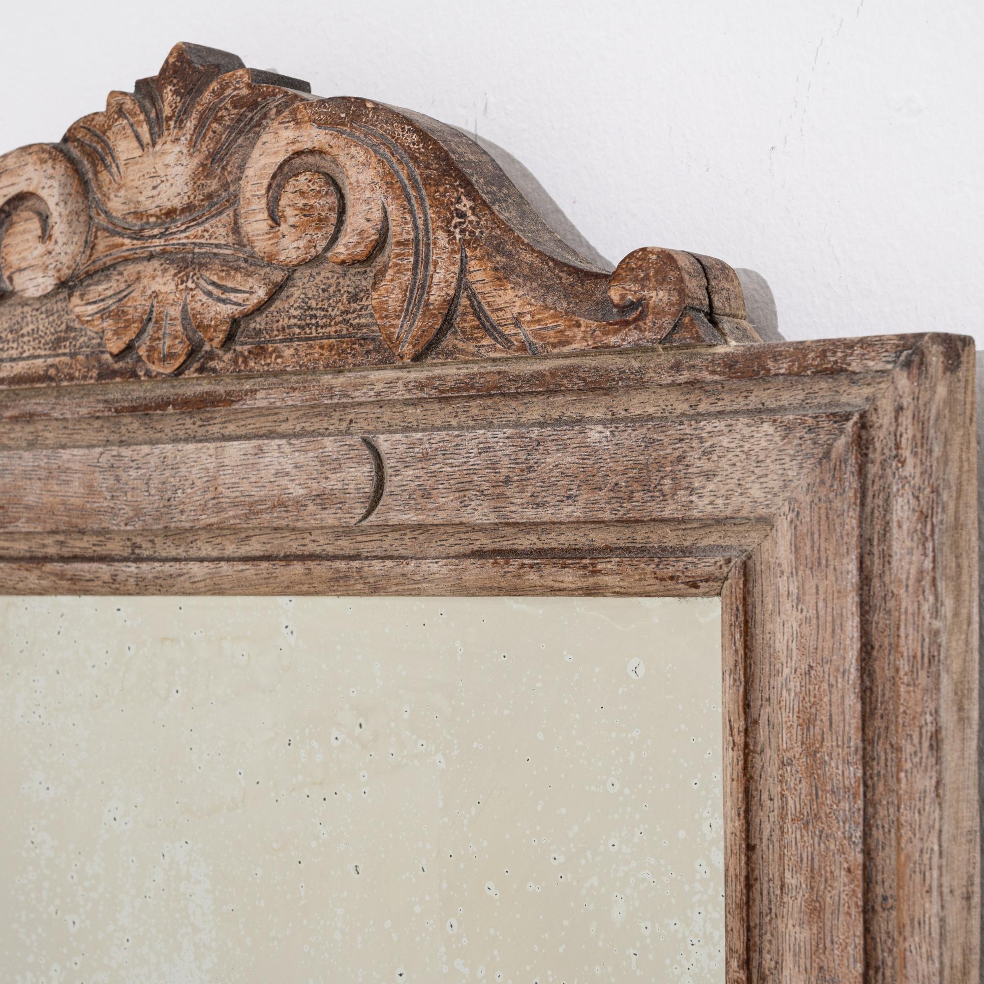 1900s French Wooden Mirror at 1stDibs