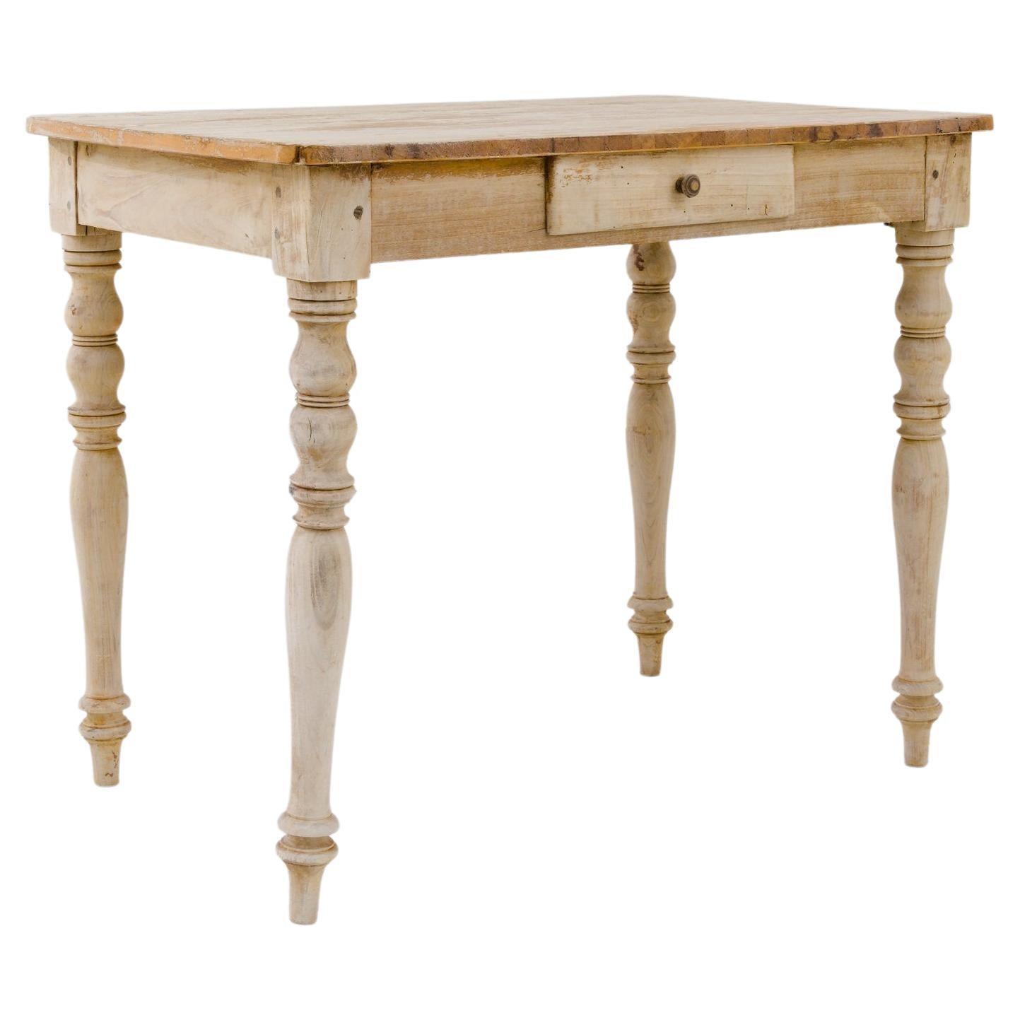 1900s French Wooden Side Table For Sale at 1stDibs