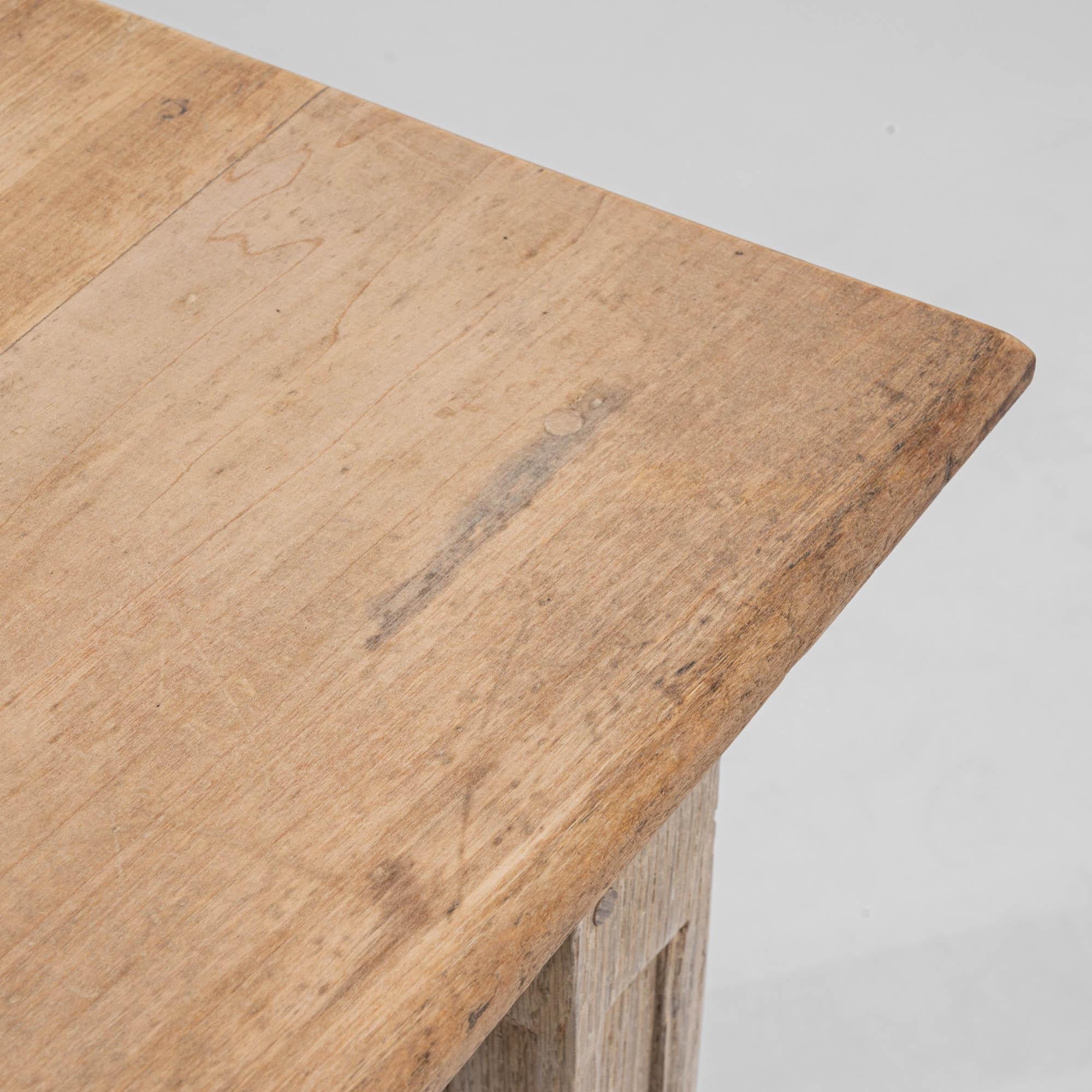 1900s French Wooden Table For Sale at 1stDibs