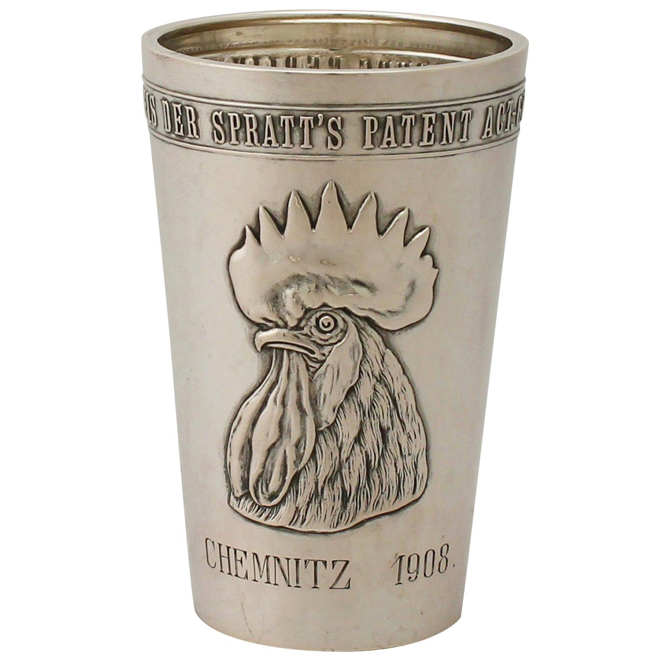1900s German Silver Beaker at 1stDibs