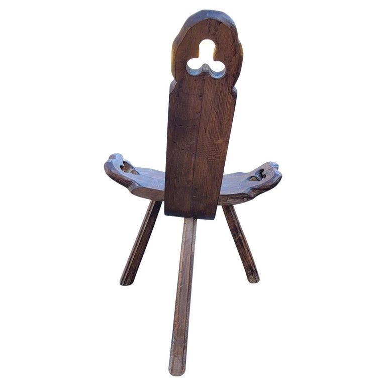 1900s Hand-Crafted Spanish Primitive Birthing Chair at 1stDibs