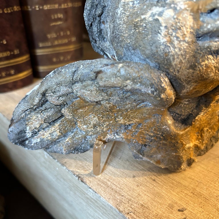 1900s Hand-Crafted Terracotta Sicilian Angel For Sale at 1stDibs