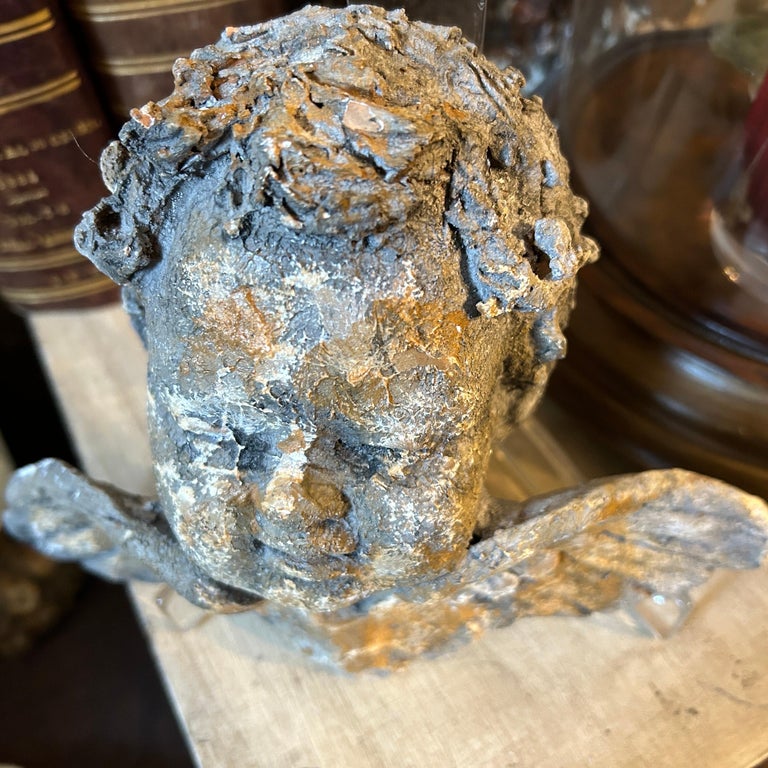 1900s Hand-Crafted Terracotta Sicilian Angel For Sale at 1stDibs