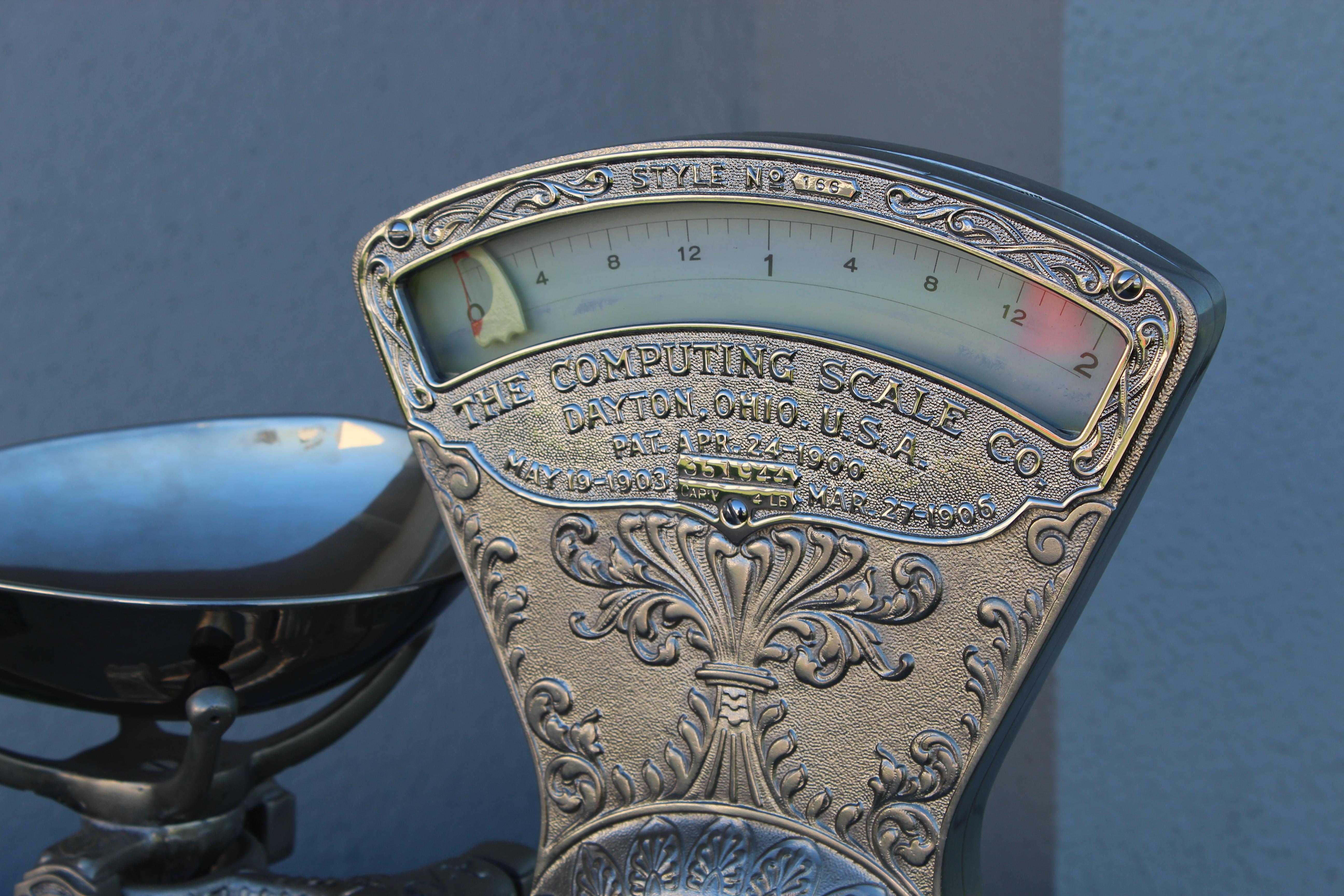 1900s Original the Computing Scale Restored Vintage Scale No.166 For ...