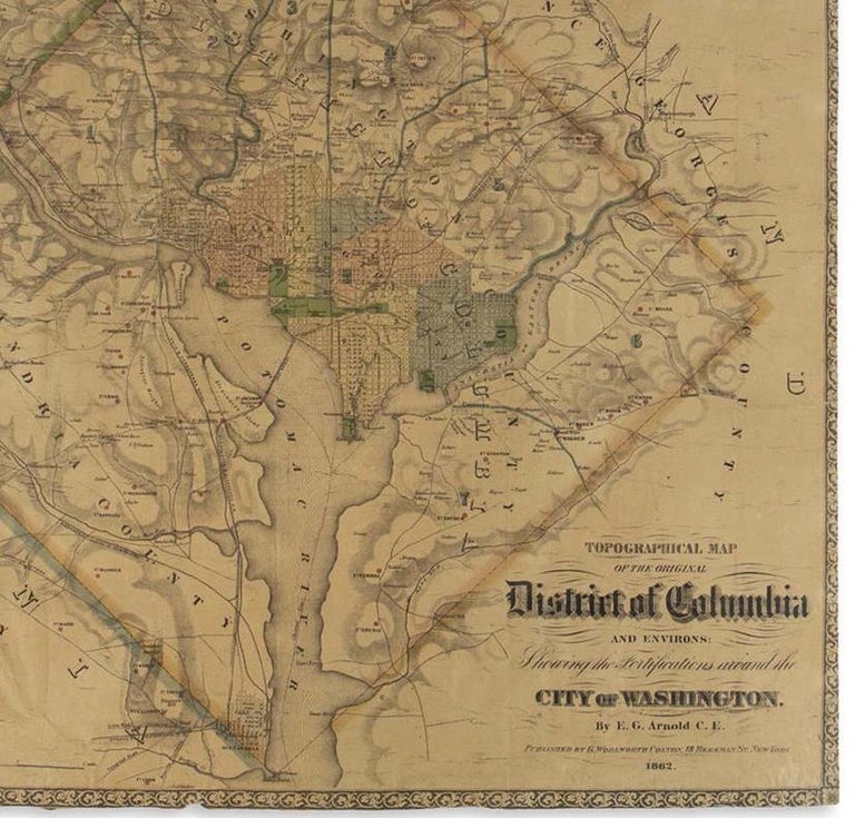 1902 "Topographical Map of the Original District of Columbia, After ...