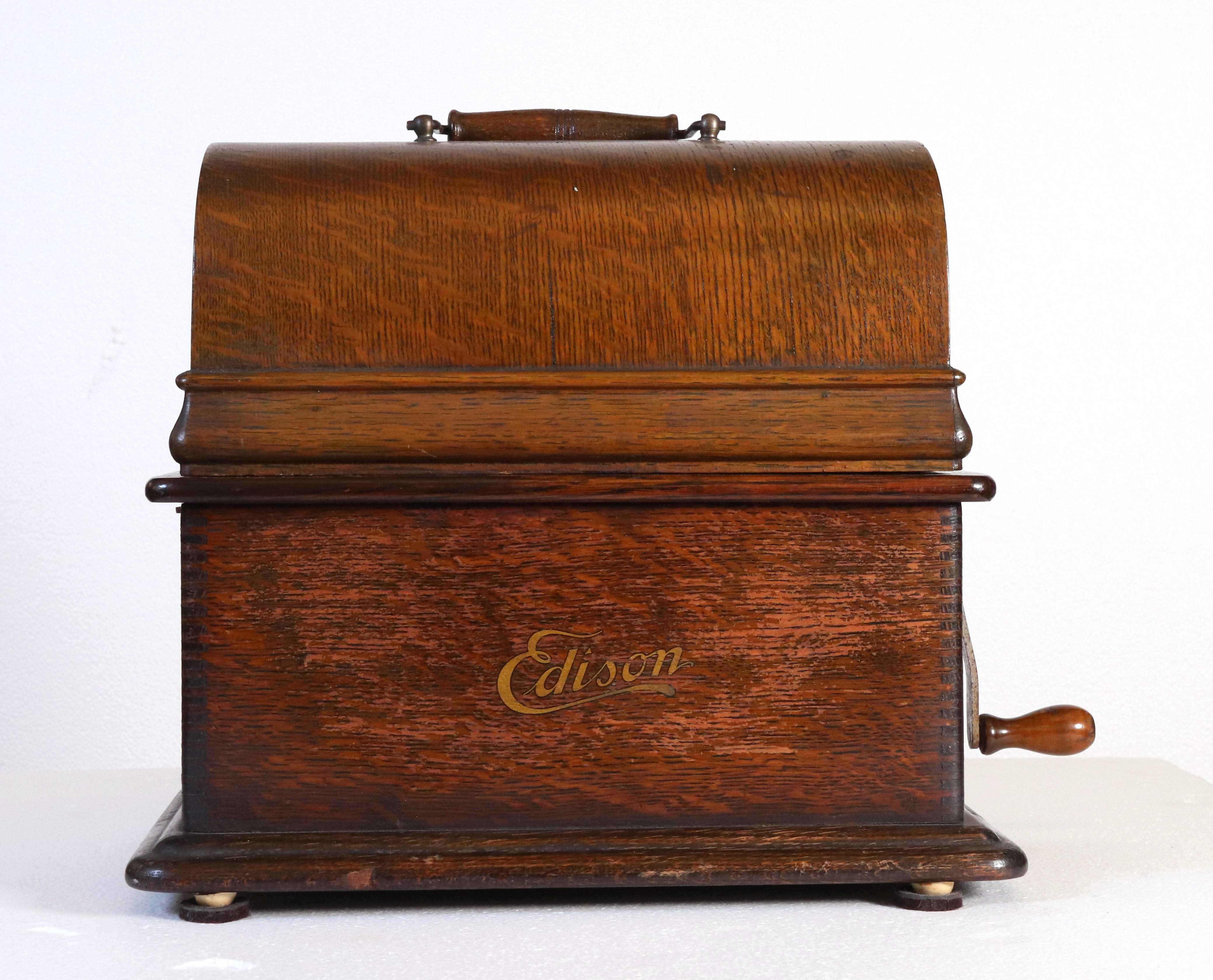 1903 Antique Thomas Edison Standard Phonograph For Sale at 1stDibs