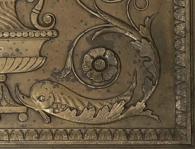 1904 Original Bronze Panel from the St. Regis Hotel, NYC, Beaux-Arts ...