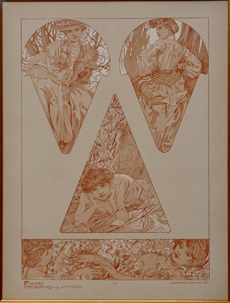 1905 Alphonse Mucha Poster at 1stDibs