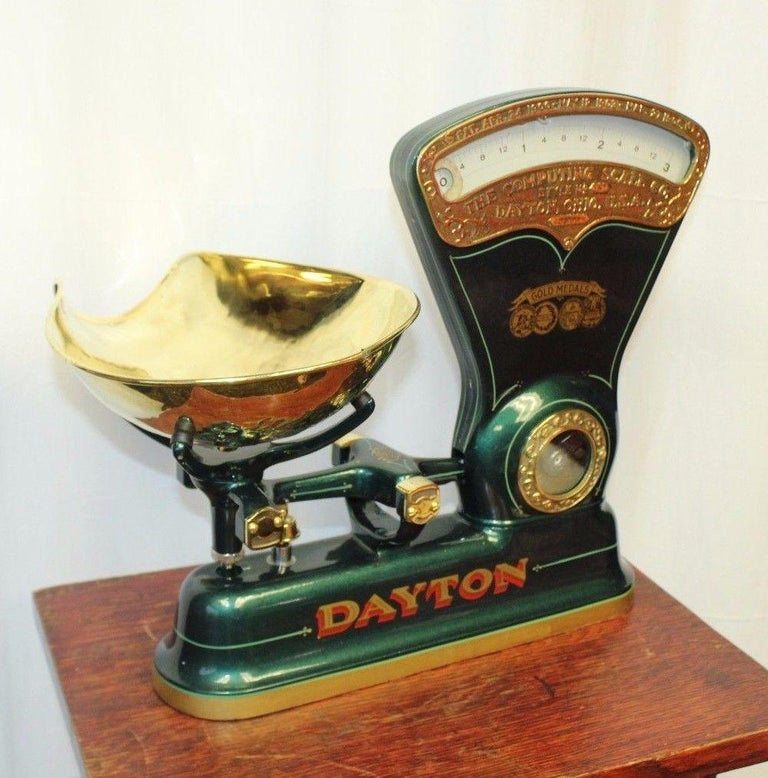 1906 Dayton Computing Scale Co. Mod 167 Candy 3lb Scale For Sale at ...