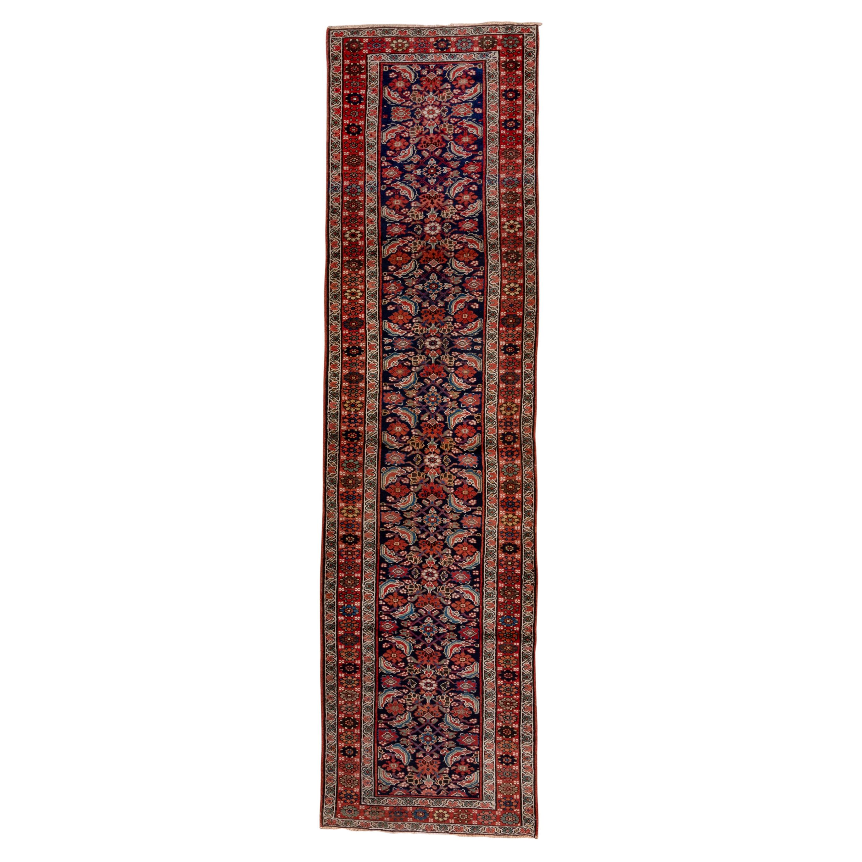 Antique Persian Tehran Small Carpet with Repeating Herati Design on a ...