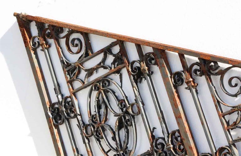 1910 Georgian Wrought Iron Stair Railing For Sale at 1stDibs | georgian ...