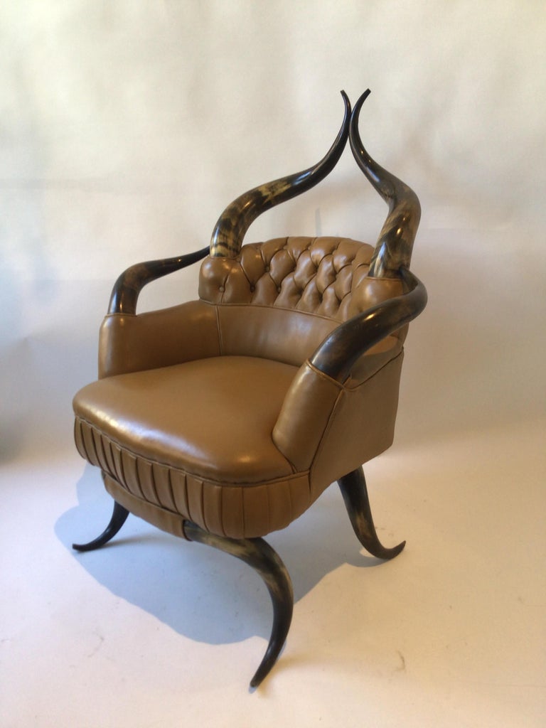 1910 Horn Armchair at 1stDibs