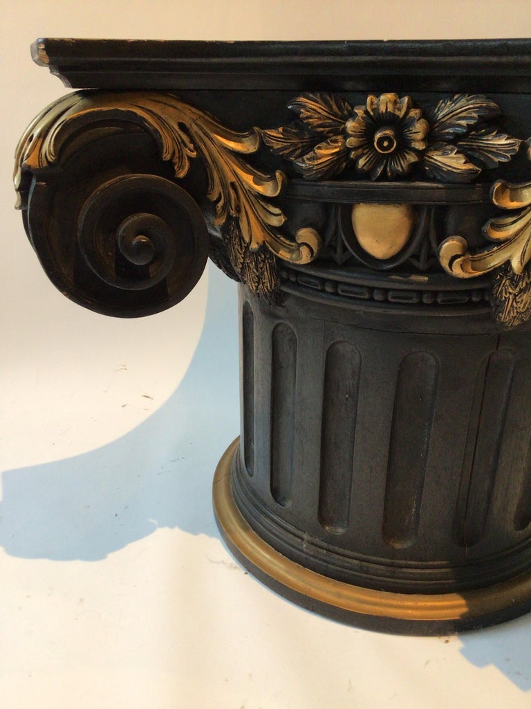 1910, Large Wood Capitol Base For Sale at 1stDibs