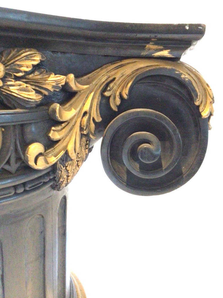 1910, Large Wood Capitol Base For Sale at 1stDibs