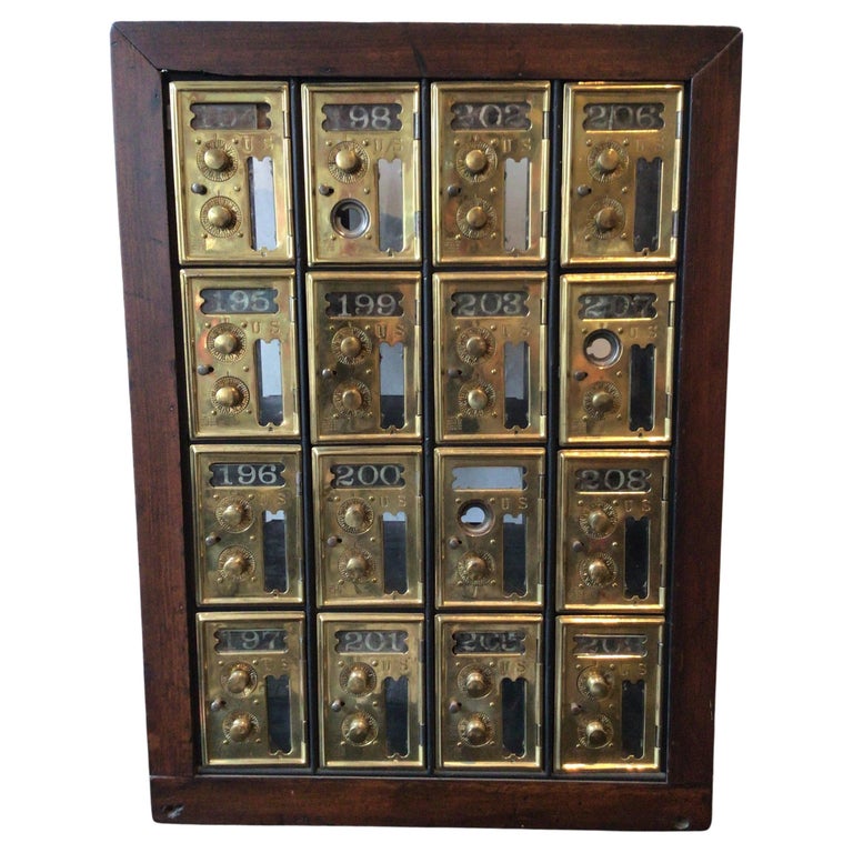 1910 Mailboxes from a Post Office at 1stDibs