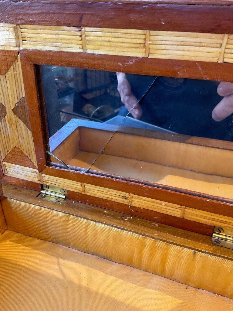 1910 Matchstick Jewlry Box For Sale at 1stDibs