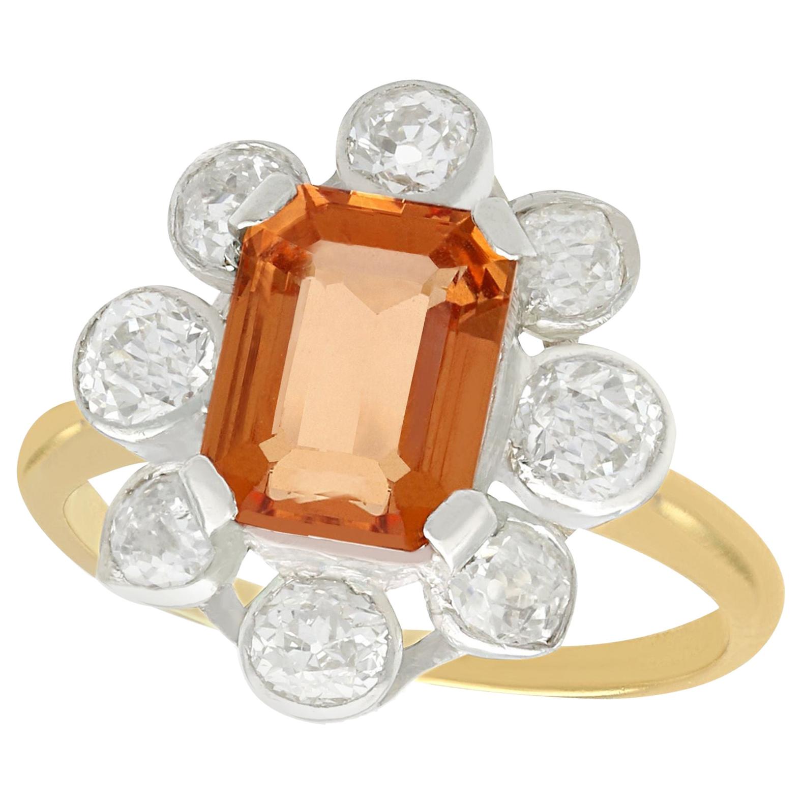 Antique Yellow Topaz Rings - 23 For Sale on 1stDibs | yellow topaz ...