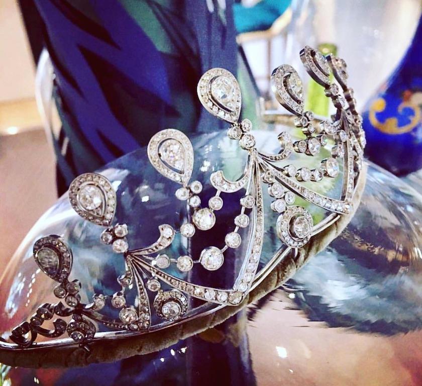 1910s Antique Diamond and Platinum Tiara at 1stDibs | antique diamond ...