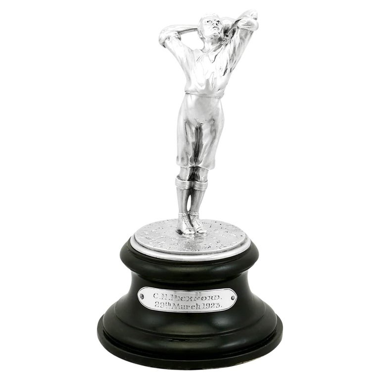 1910s, Antique Edwardian Sterling Silver Football Presentation Trophy ...