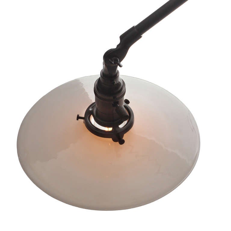 1910s Articulated Ceiling Mount Industrial Light Fixture by O.C. White ...