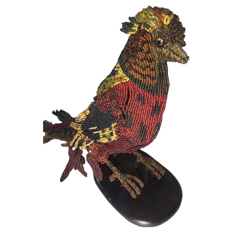 1910s, Italian Beaded Bird For Sale at 1stDibs