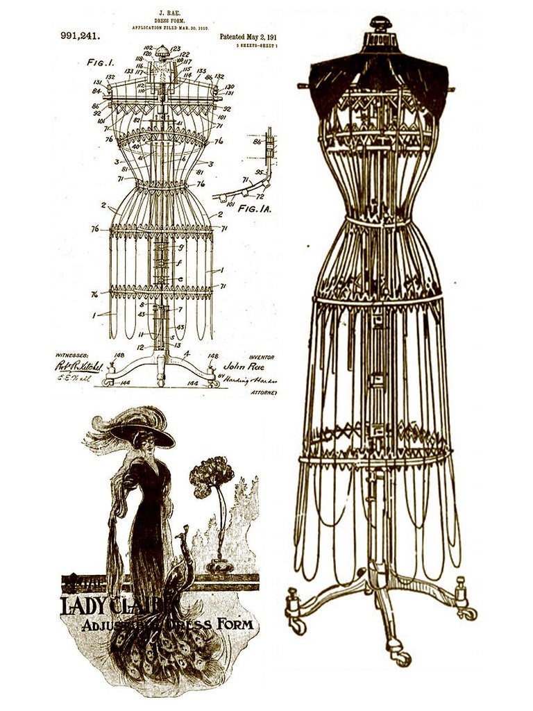 1911, The Lady Claire Dress Form, Very Rare at 1stDibs